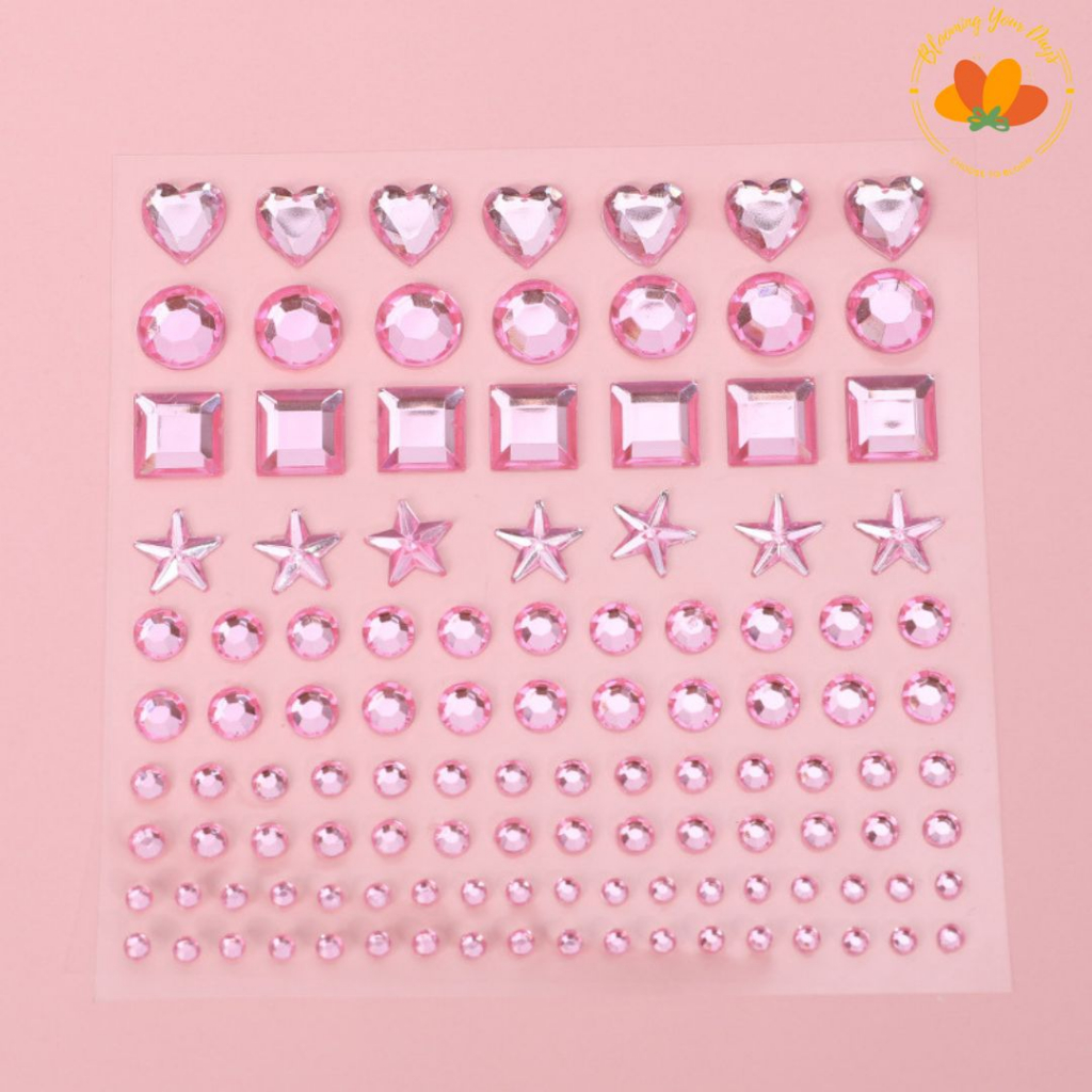 Jual bloomingyourdays 3D Stiker kristal bintang sticker crystal star ...