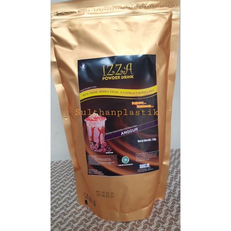 Jual Bubuk minuman Instant Izza Powder Drink 1kg Bubuk Greentea ...