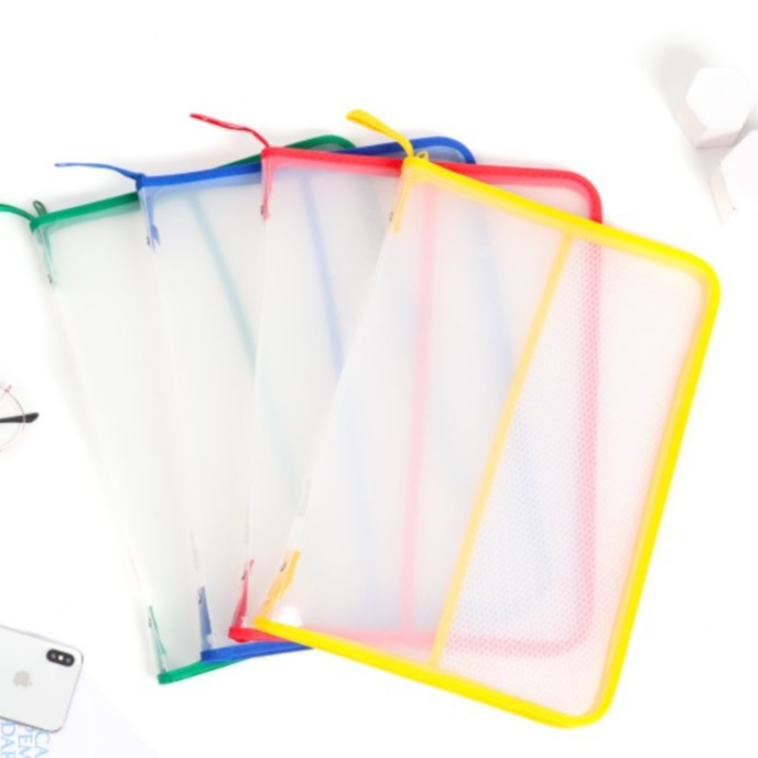 Jual MAP SLETING JARING FOLIO ZIPPER / MAP JALA PLASTIK TAS RESLETING ...