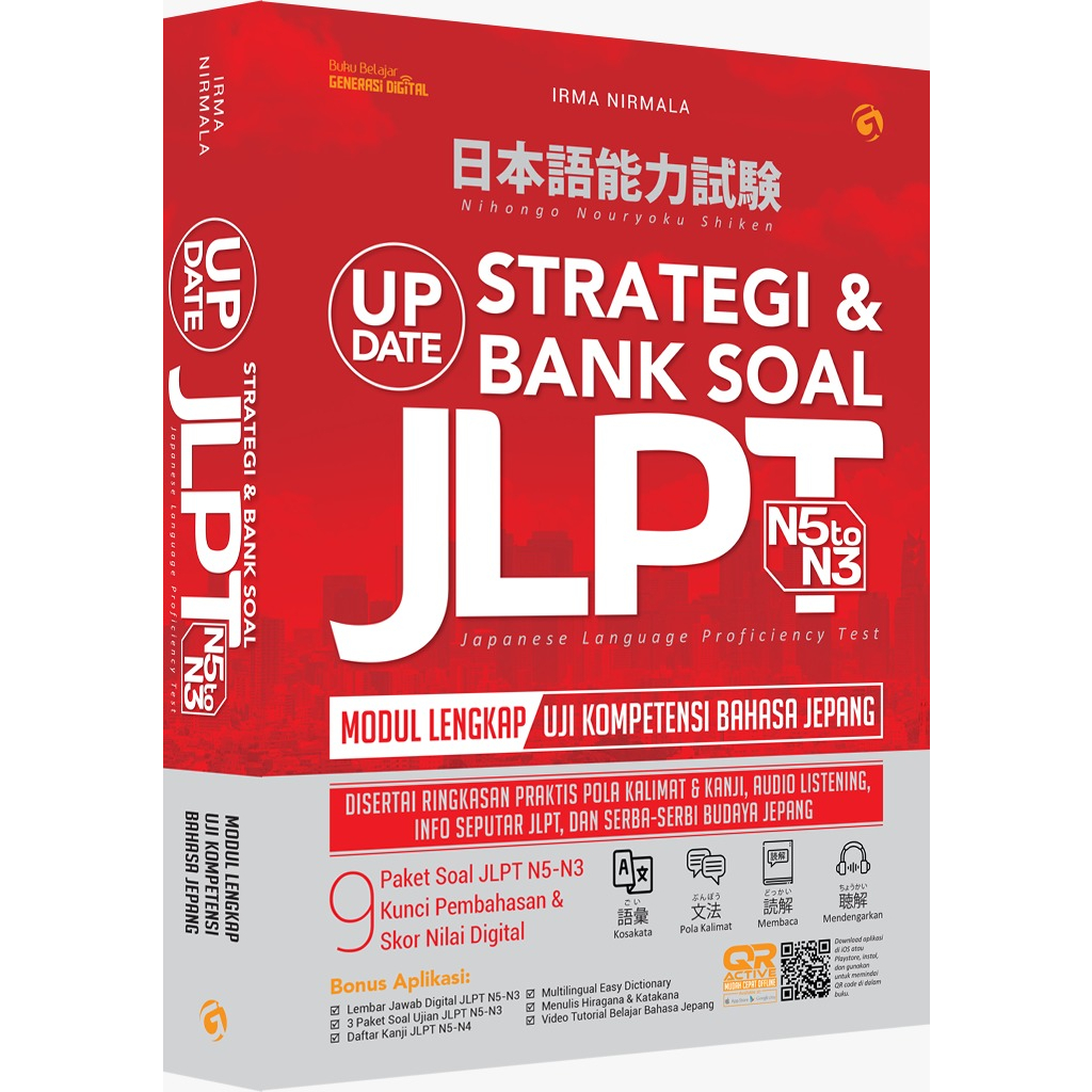 Jual BUKU TES JLPT - UPDATE STRATEGI & BANK SOAL JLPT JAPANESE LANGUAGE ...