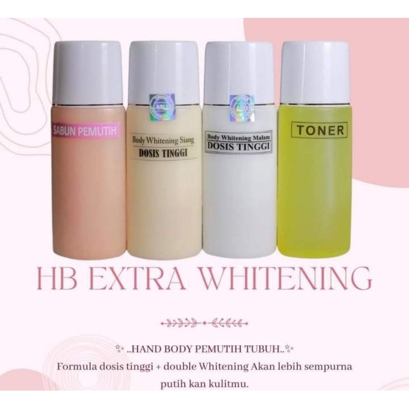 Jual HB EXTRA WHITENING DOSIS TINGGI [ ORIGINAL] [Paket Lengkap] | Shopee Indonesia