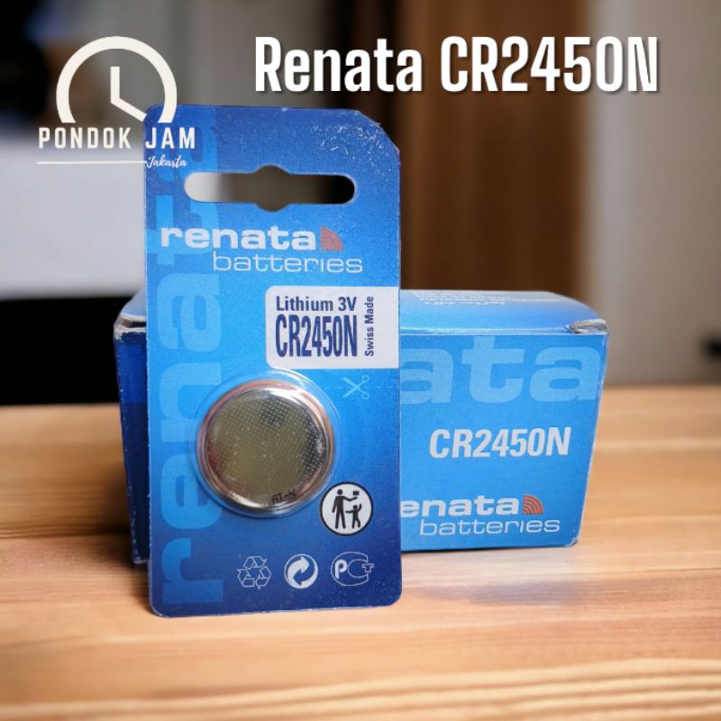 Jual BATERAI RENATA CR2450N ORIGINAL LITHIUM BATTERY 3V CR2450 | Shopee ...