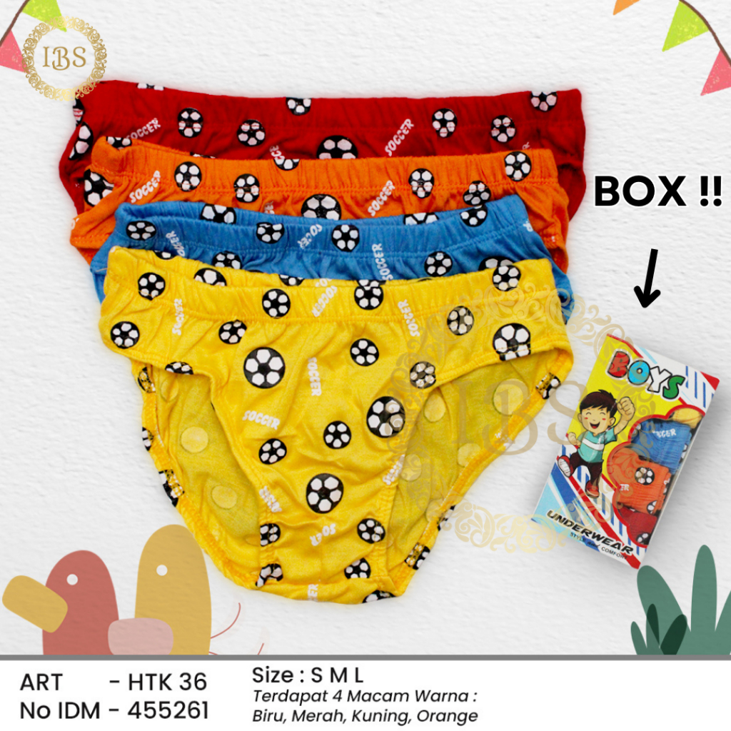 Jual (4Pcs) BOX CELANA DALAM ANAK COWOK LUCU KARTUN CD SPORT HT KIDS ...