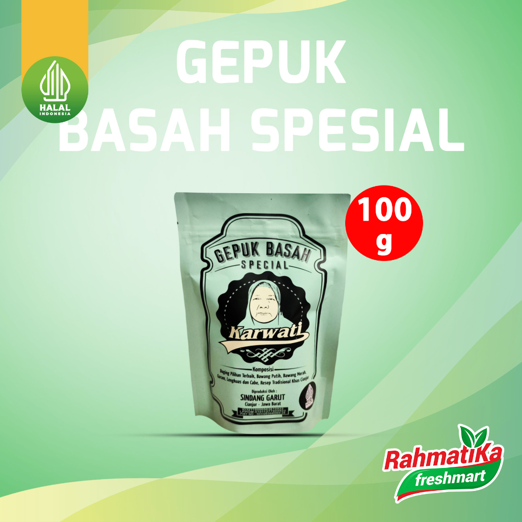 Jual Gepuk Basah Spesial Cap Karwati 150 gr (Pouch) | Shopee Indonesia