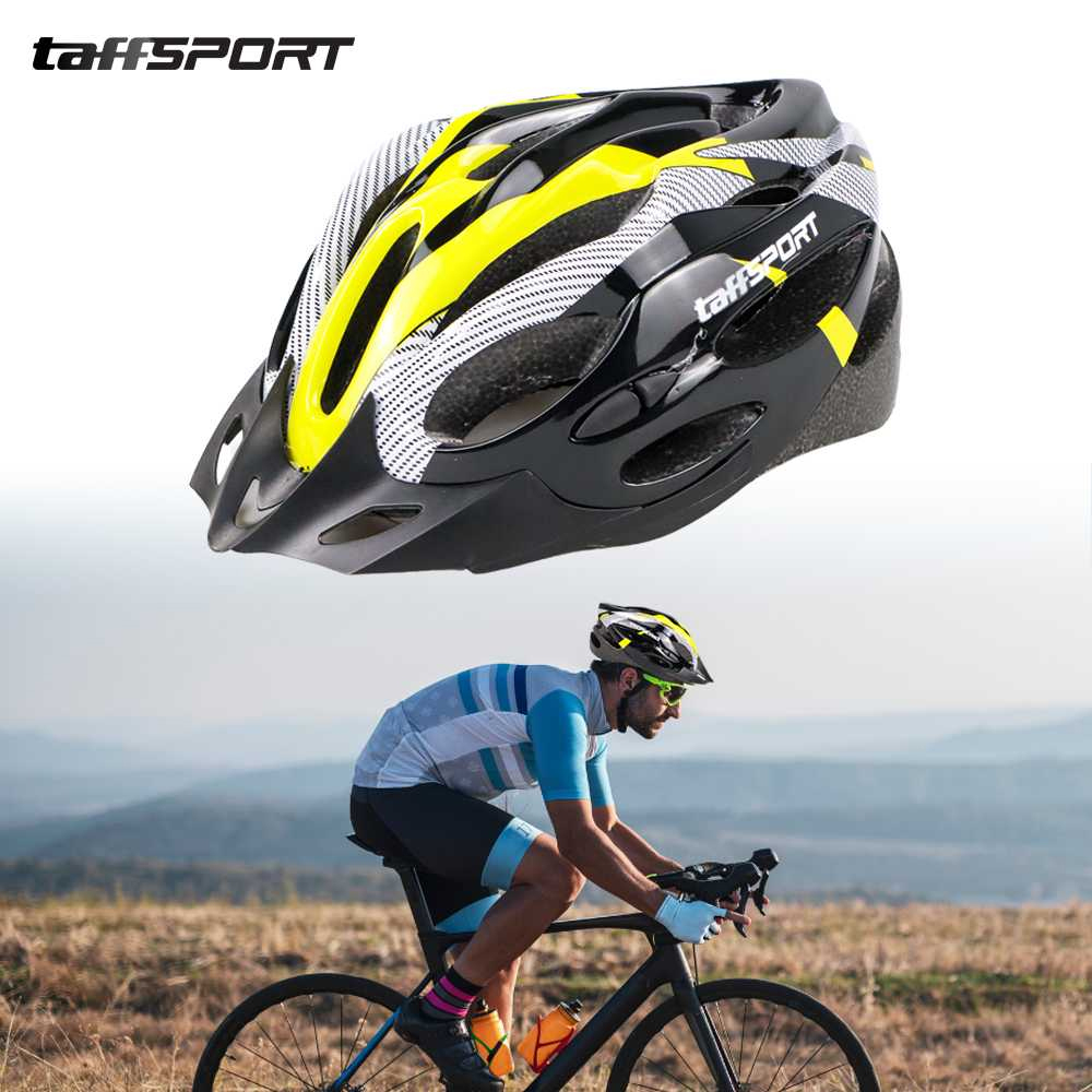 Jual Helm untuk Sepeda Desain Sporty EPS Foam PVC Shell - x10 - Kuning ...