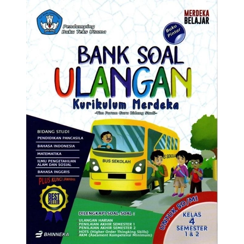 Jual Buku Bank Soal Ulangan Kurikulum Merdeka Kelas 4 Semester 1 dan 2 | Shopee Indonesia