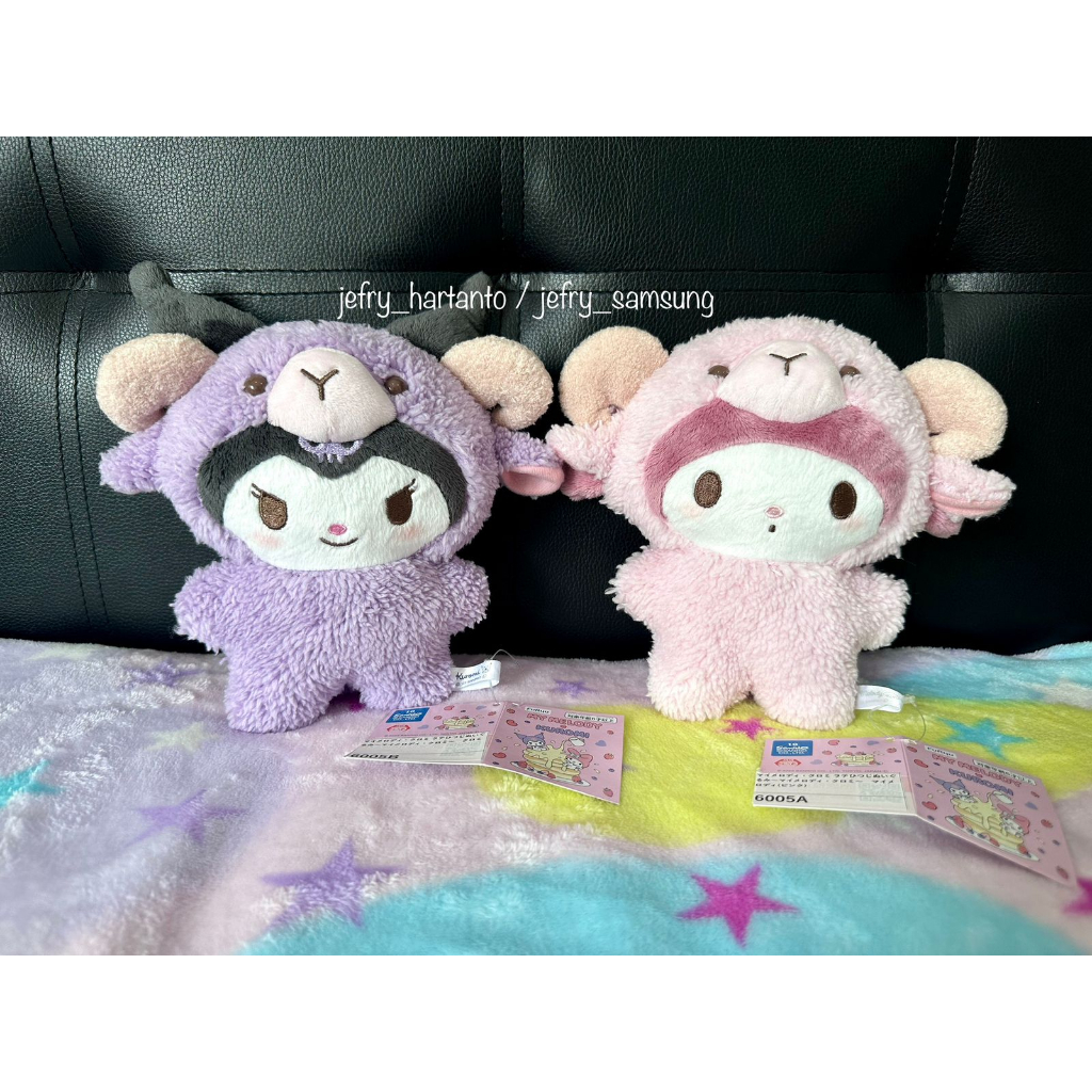 Jual Boneka My Melody Kuromi Latte Sheep Plush Original Sanrio Jepang ...