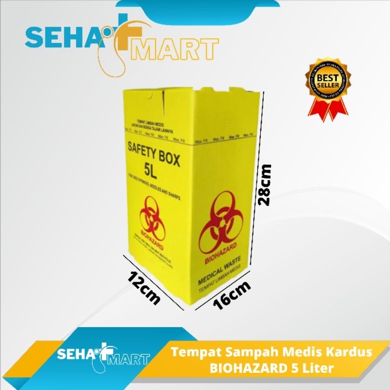 Jual Safety Box Biohazard Onemed Biosafe Boks Limbah Medis Murah Garansi Original | Shopee Indonesia