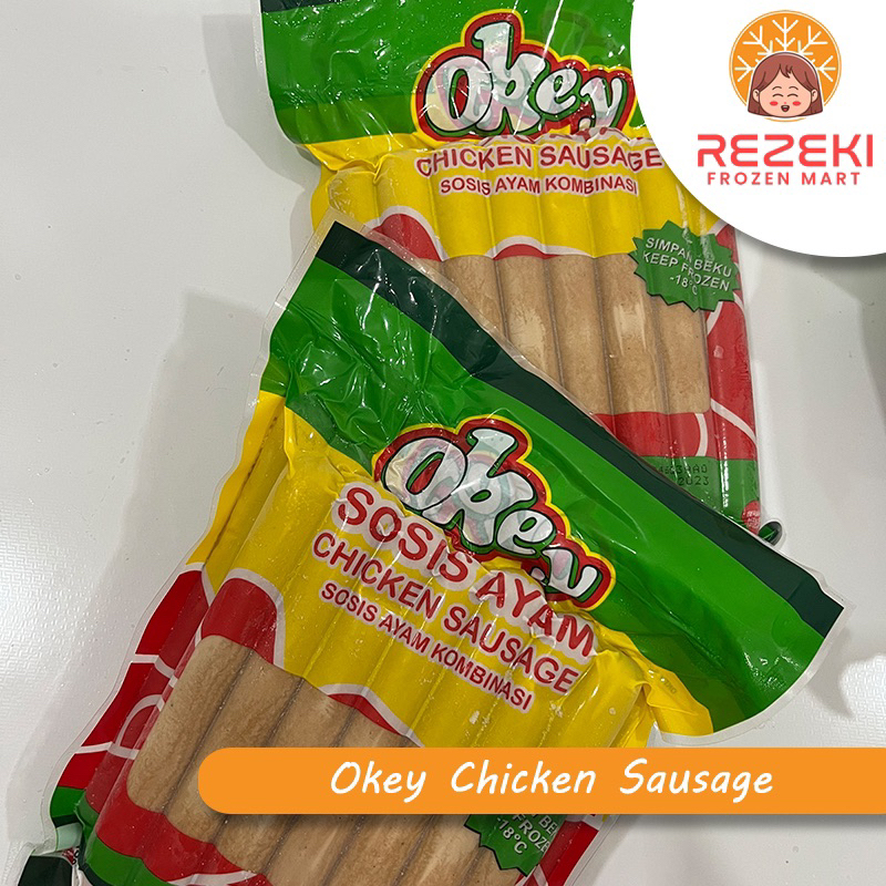 Jual Okey Sosis Ayam 500 Gr | Chicken Sausage | Frozen Food Murah ...