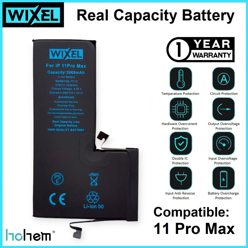 Jual WIXEL ORIGINAL Baterai Iphone 11 PRO MAX Batre Batrai Battery Dual ...