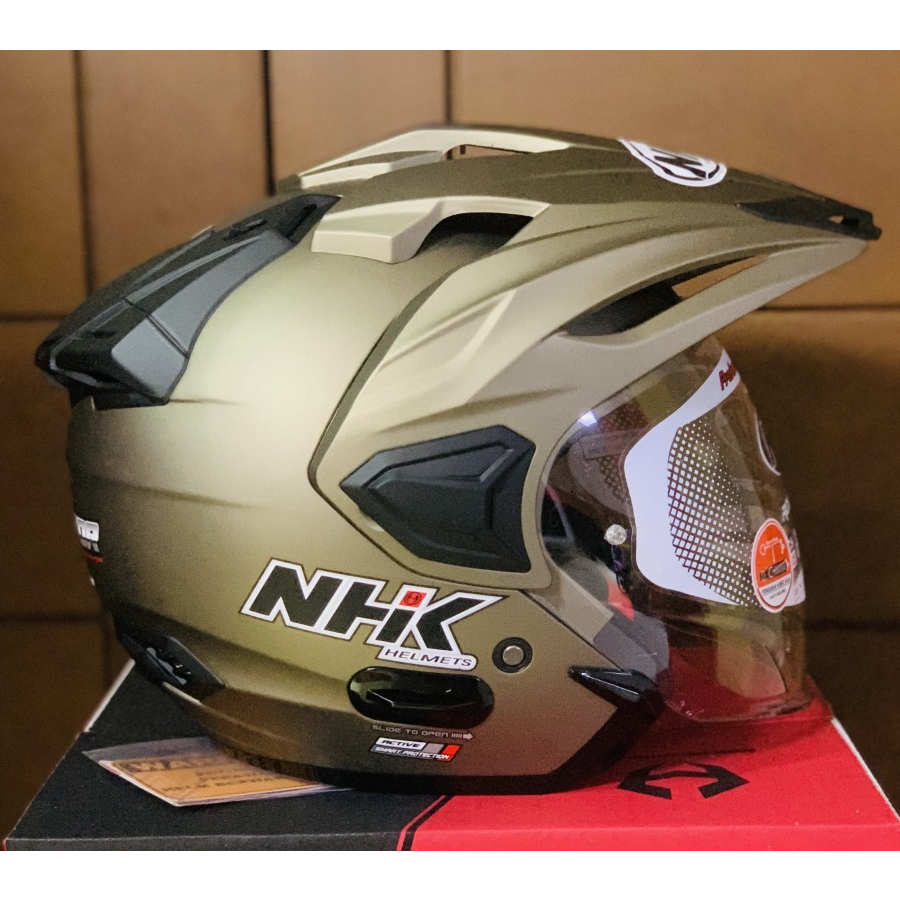 Jual HELM NHK Predator Crypton Star Grey Dof HELM HALF FACE DV | Shopee ...