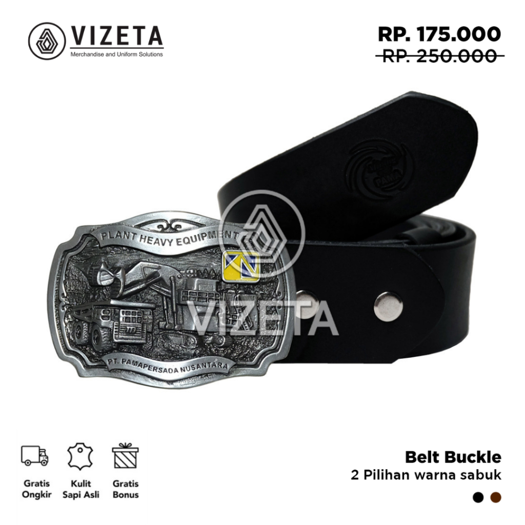 Jual Sabuk Tambang Pama Plant Heavy Equipment Kepala Gesper Belt Buckle ...