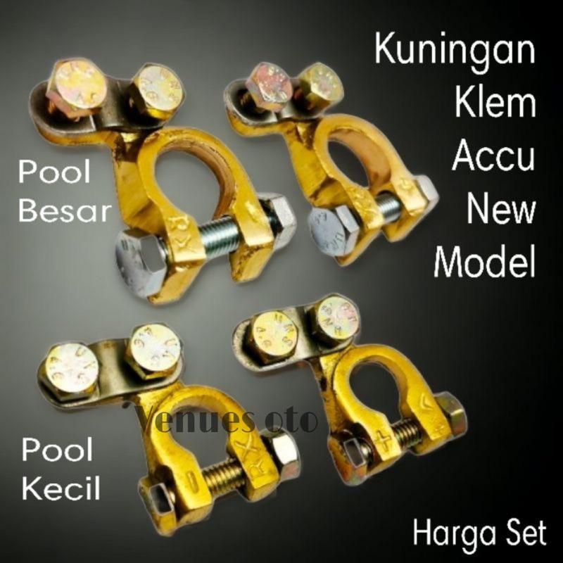 Jual Kuningan New Model Klem Aki / Accu - Harga Set - Ready Besar dan ...