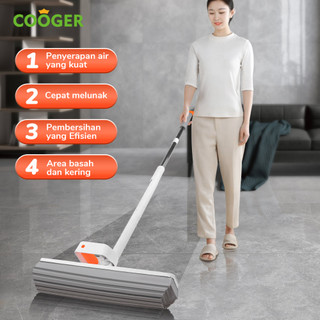 Jual COOGER Alat Pel Lantai Spons Jumbo Standing Sponge Mop Peras ...