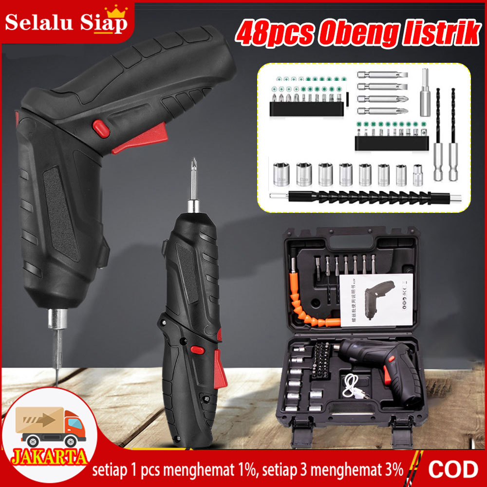 Jual (Dikirim Dari Jakarta) Mesin Obeng Listrik - Bor Baterai Tangan ...