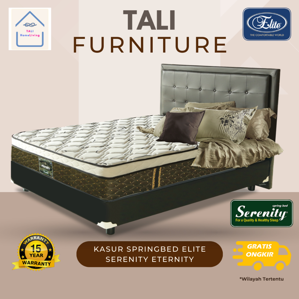 Jual Kasur Elite Serenity ETERNITY (Full Set) / Springbed / Matras ...