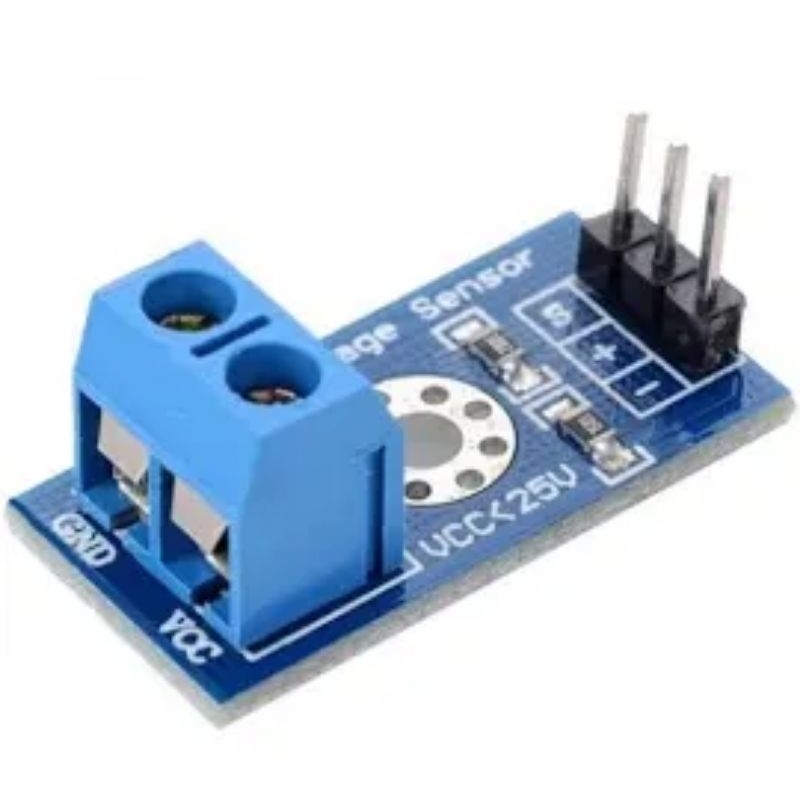 Jual Sensor Tegangan Voltage Sensor Divider Dc 0 25v Arduino Raspberry Pi Mikrokontroller