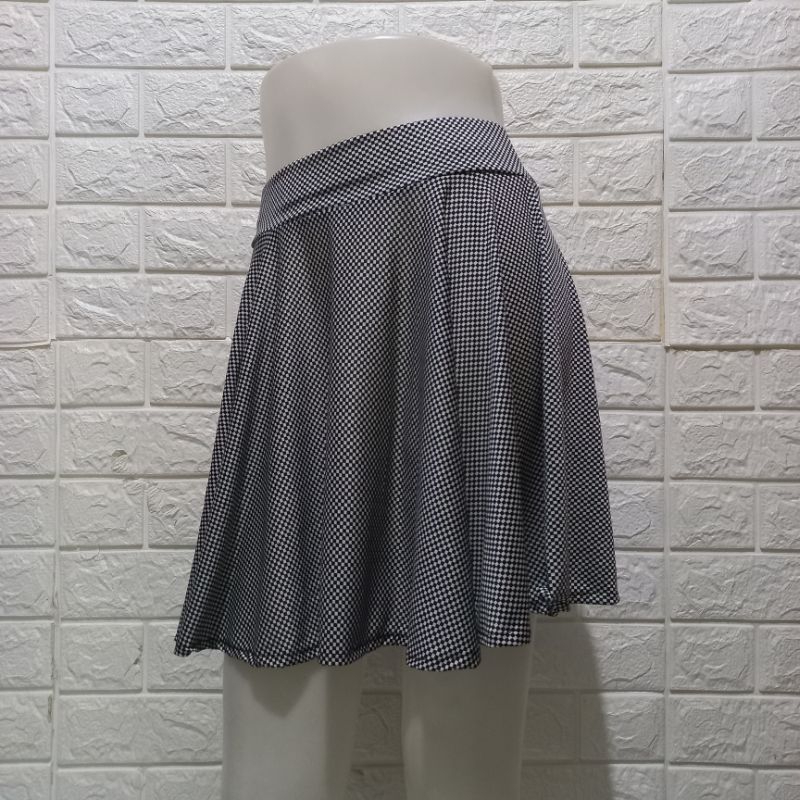 Jual Rok Mini Flare Motif Standar Spandek Balon || Rok Senam Zumba ...
