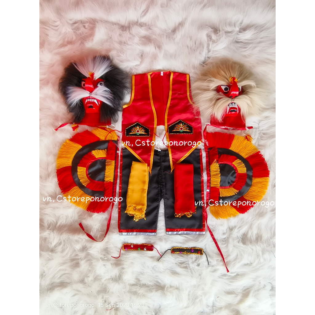 Jual KOSTUM GANONG FULLSET / kostum ganong / rompi ganong / celana ...