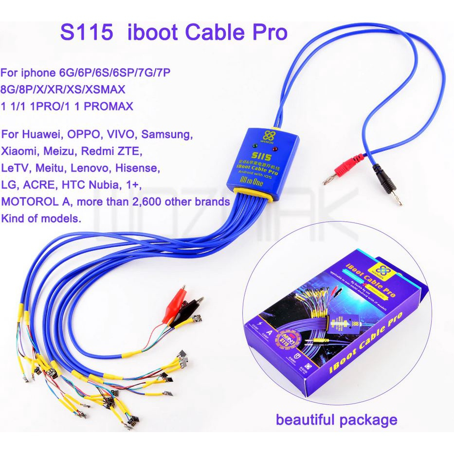 Jual KABEL BOOT POWER SUPPLY ANDROID & I PHONE | Shopee Indonesia