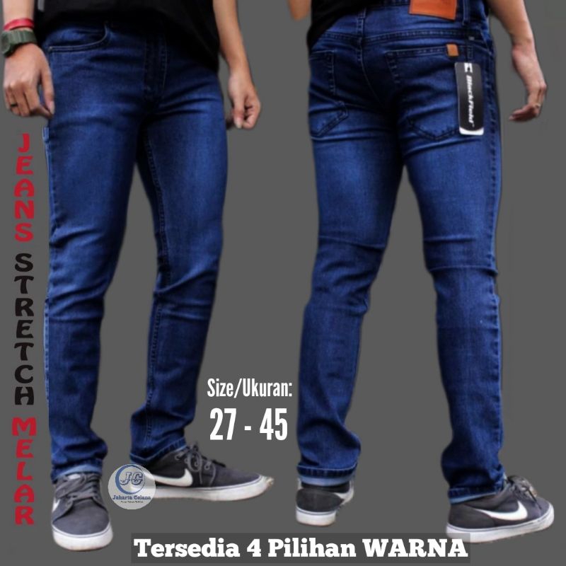 Jual CELANA JEANS PRIA UKURAN JUMBO/BIG SIZE MELAR JEANS SLIMFIT 27 sampai 42 | Shopee Indonesia
