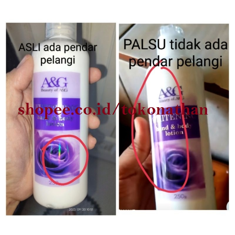 Jual Hand and body LOTION A&G / MUSK handbody whitening Botol Bulat ...