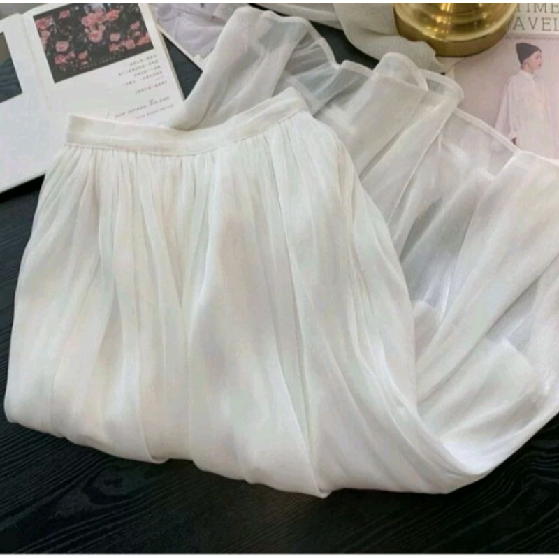 Jual ROK SHIMMER PANJANG IMPORT TERBARU | Shopee Indonesia