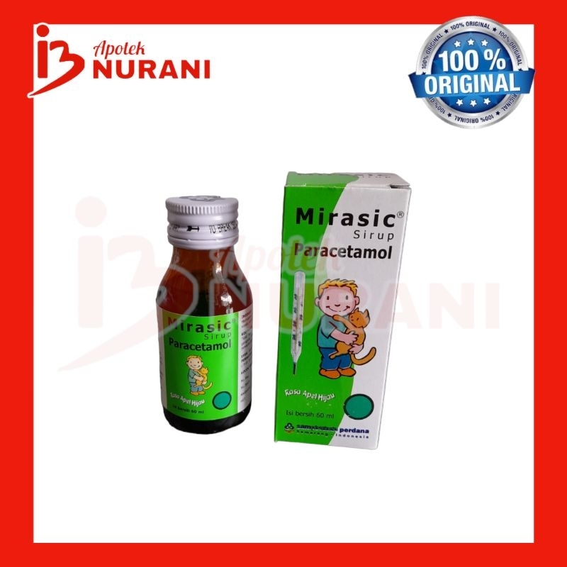 Jual MIRASIC SIRUP 60ML obat demam/pereda nyeri | Shopee Indonesia