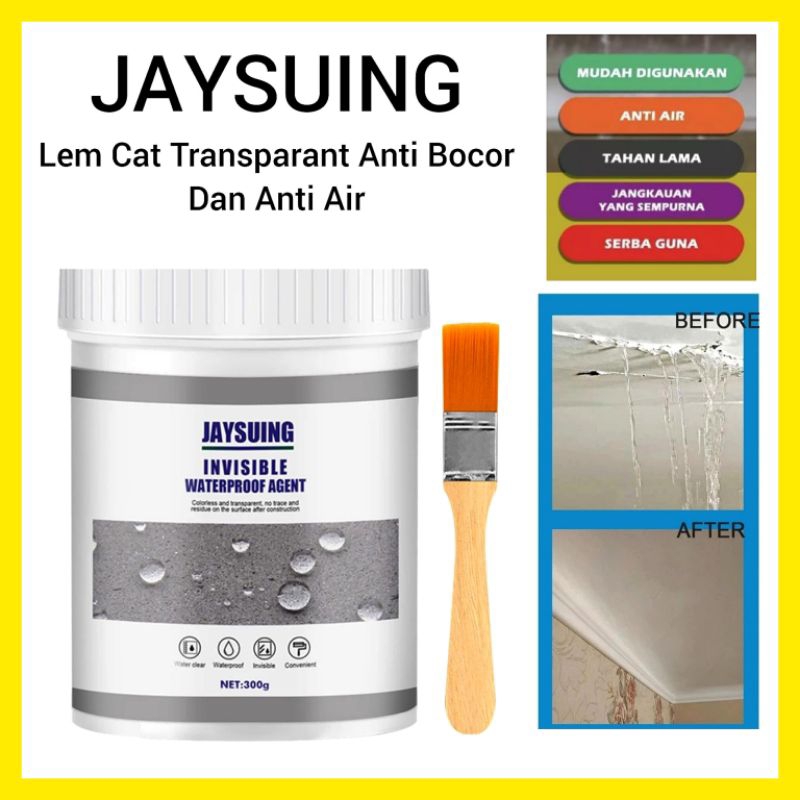 Jual (GRATIS KUAS) LEM JAYSUING Original Cat Lem Pelapis Anti Bocor dan ...