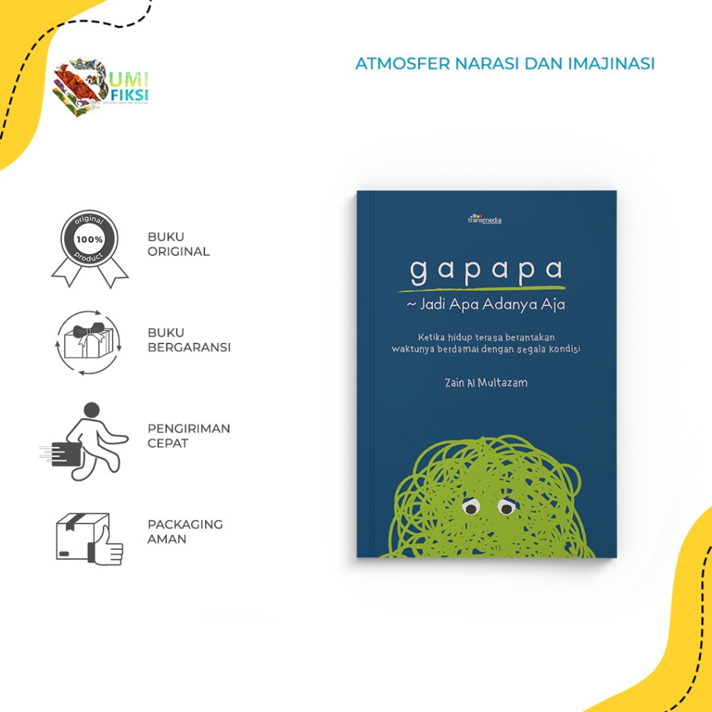 Jual [ Promo ] Buku Pengembangan Diri - GAPAPA, Jadi Apa Adanya Aja ...
