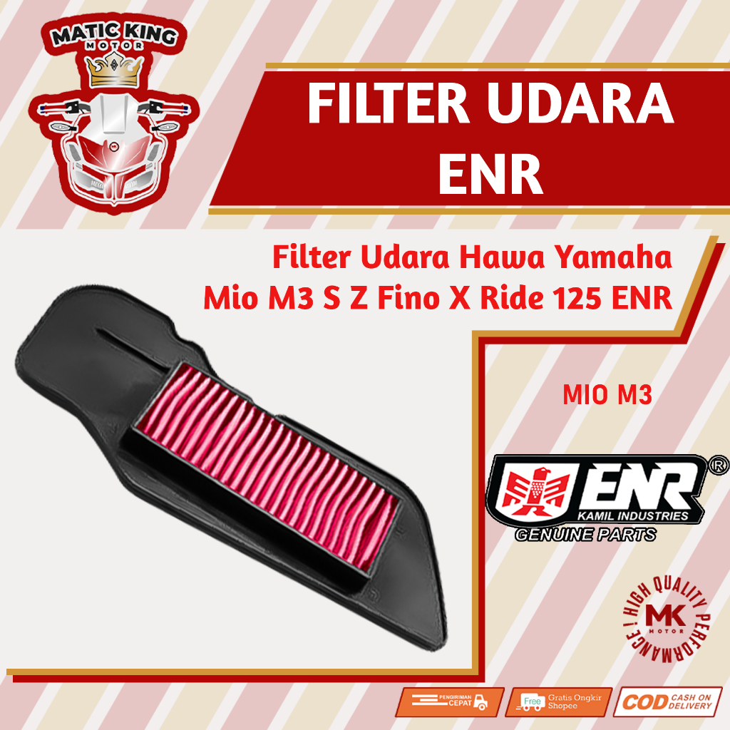 Jual Filter Saringan Udara Hawa Yamaha Mio M3 S Z Fino Xride Soul GT ...