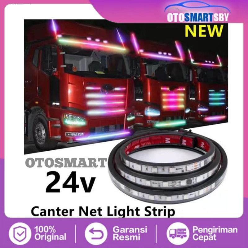 Jual Lampu LED Strip Variasi Kaca Running Canter Net Light Strip 24 ...