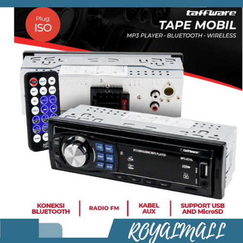 Jual Tape Mobil Audio MP3 Player Bluetooth Wireless ISO Plug / Tape ...
