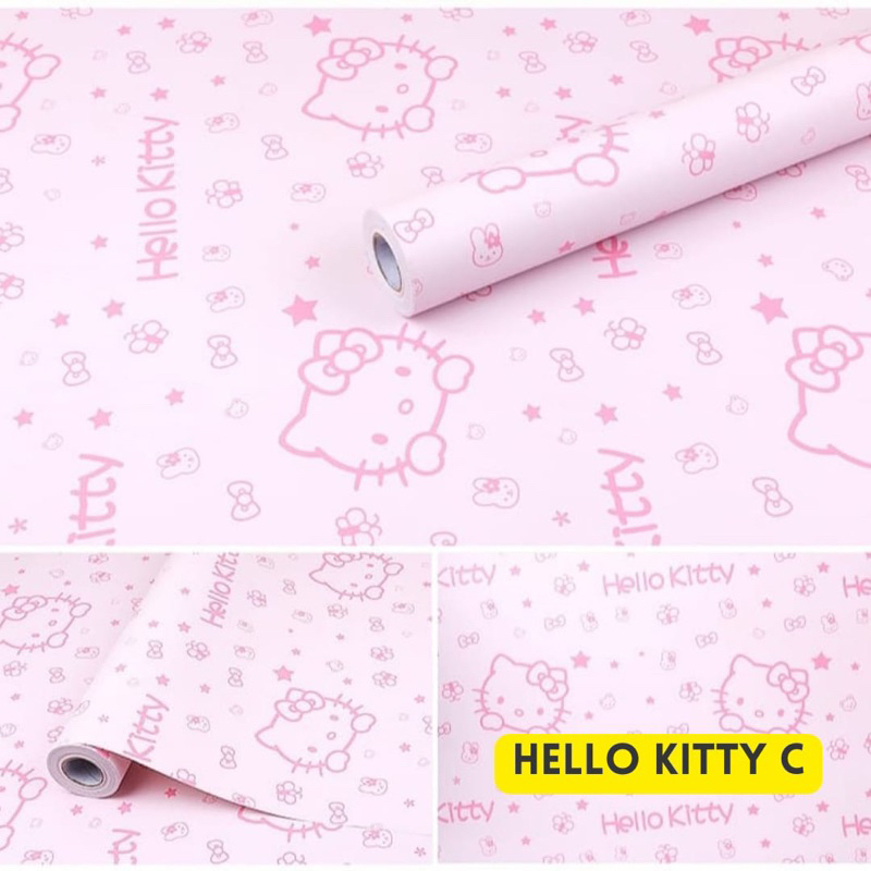 Jual WALLPAPER DINDING Terbaik HELLO KITTY DORAEMON TAYO | Shopee Indonesia