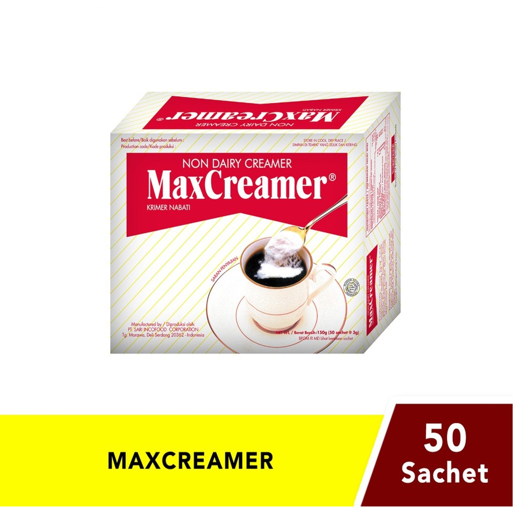 Jual MaxCreamer / Max Creamer (50 sachet) | Shopee Indonesia