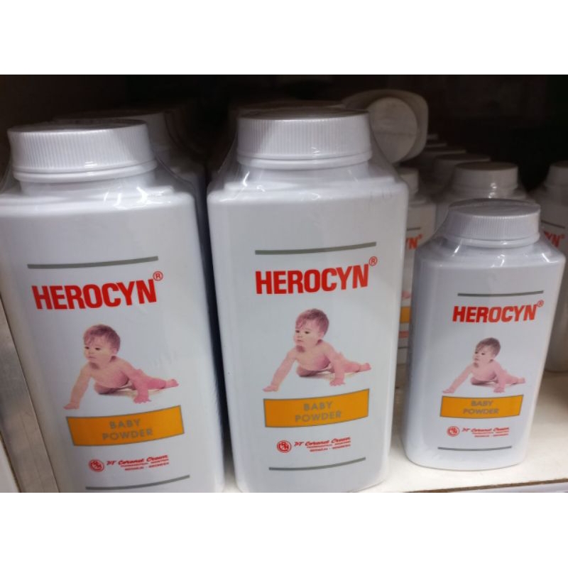 Jual HEROCYN BABY POWDER MEDICATED SKIN POWDER - Bedak Bayi100 ...