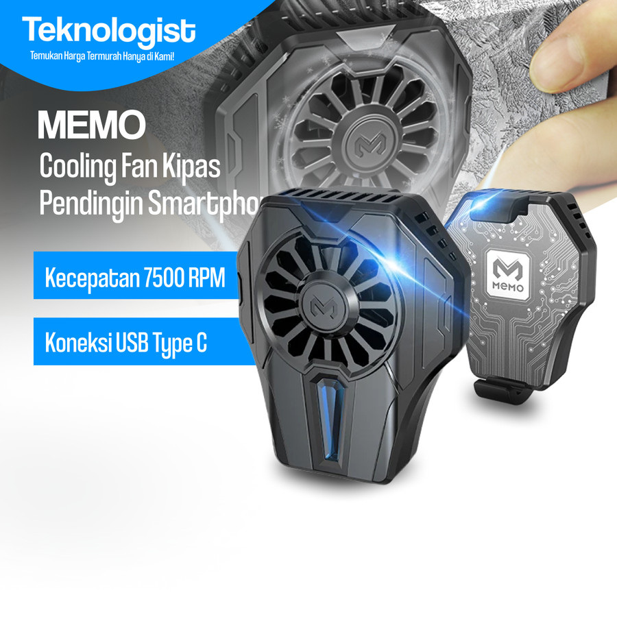 Jual Pendingin HP / Cooling Fan Smartphone / Memo Cooling Fan Wired ...