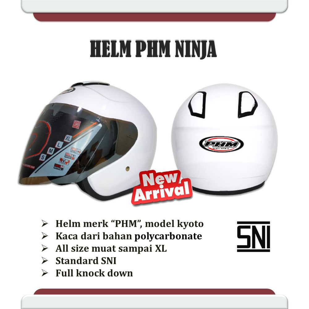 Jual HELM PHM NINJA KYOTO MURAH | Shopee Indonesia