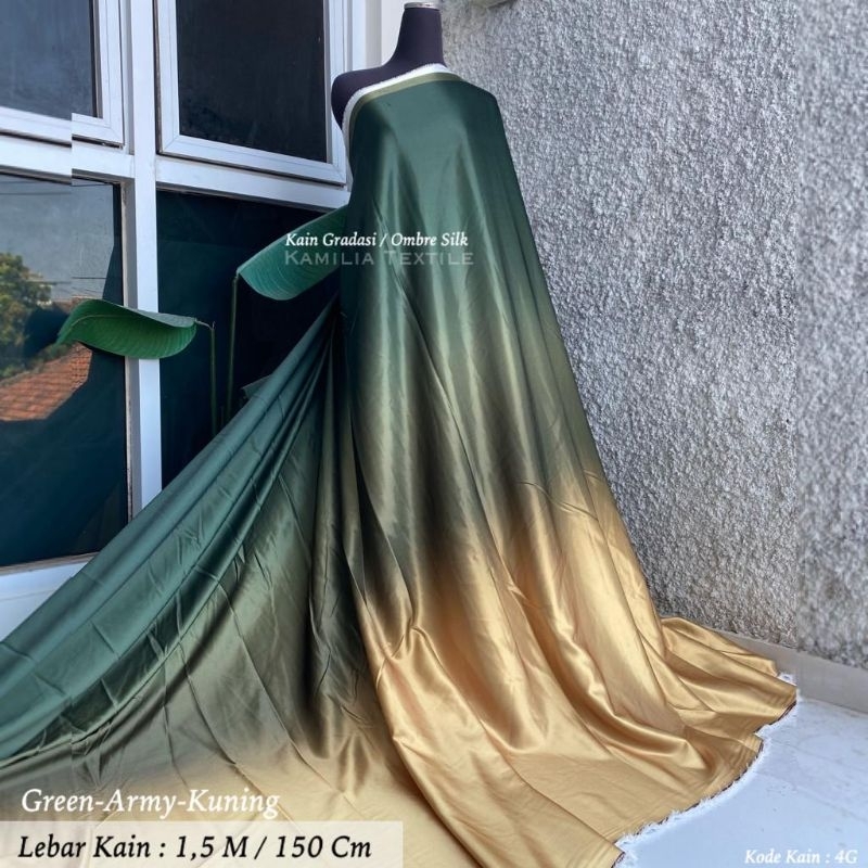 Jual Kain Ombre Gradasi 3 Warna 45G. Harga Persetengah Meter | Shopee ...