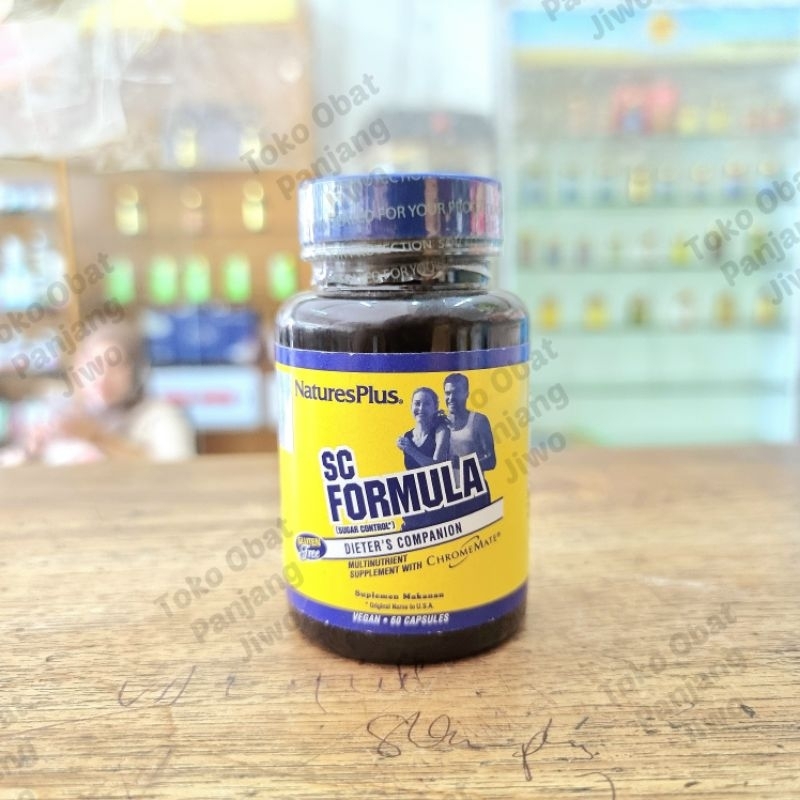 Jual NATURES PLUS SC Formula Sugar Control Natures 60 Kapsul Vegetarian ...