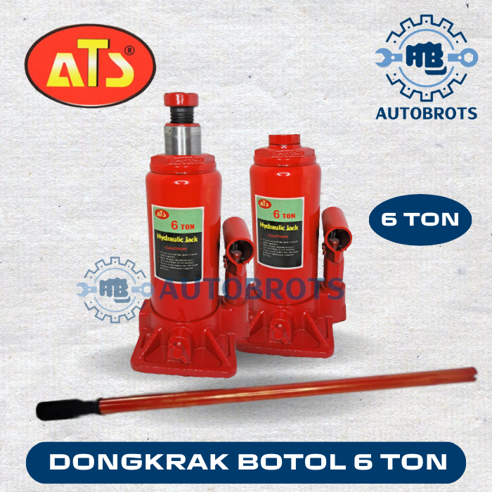 Jual ATS Dongkrak Botol 6 TON / Hydraulic Bottle Jack 6000 Kg | Shopee ...