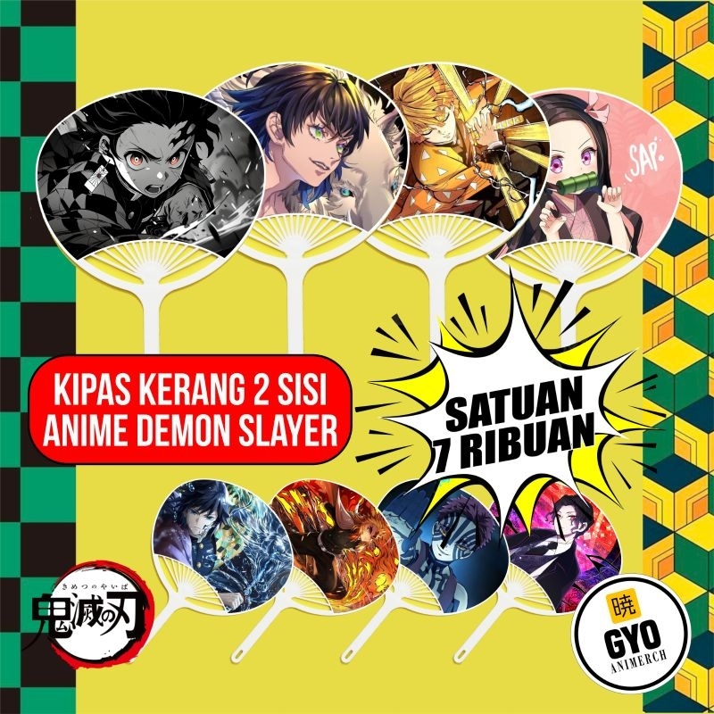 Jual KIPAS KIMETSU NO YAIBA, KIPAS DEMON SLAYER, KIPAS EVENT ANIME ...