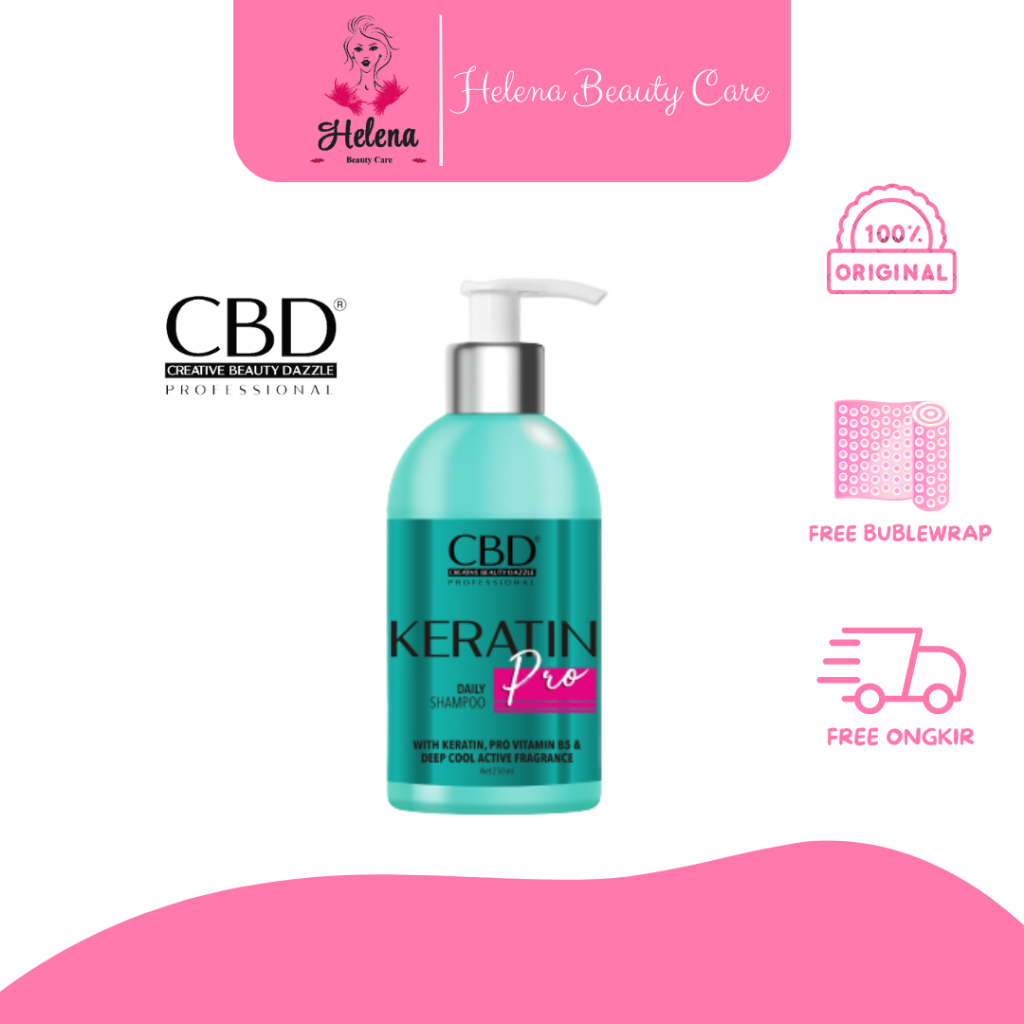 Jual CBD Professional Keratin Pro Daily Shampoo 250ml | Shopee Indonesia