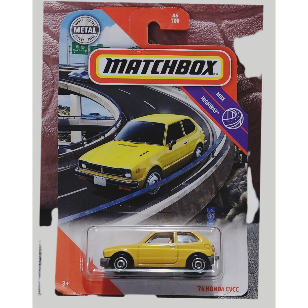 Jual Matchbox 76 Honda Civic CVCC Classic Kuning | Shopee Indonesia
