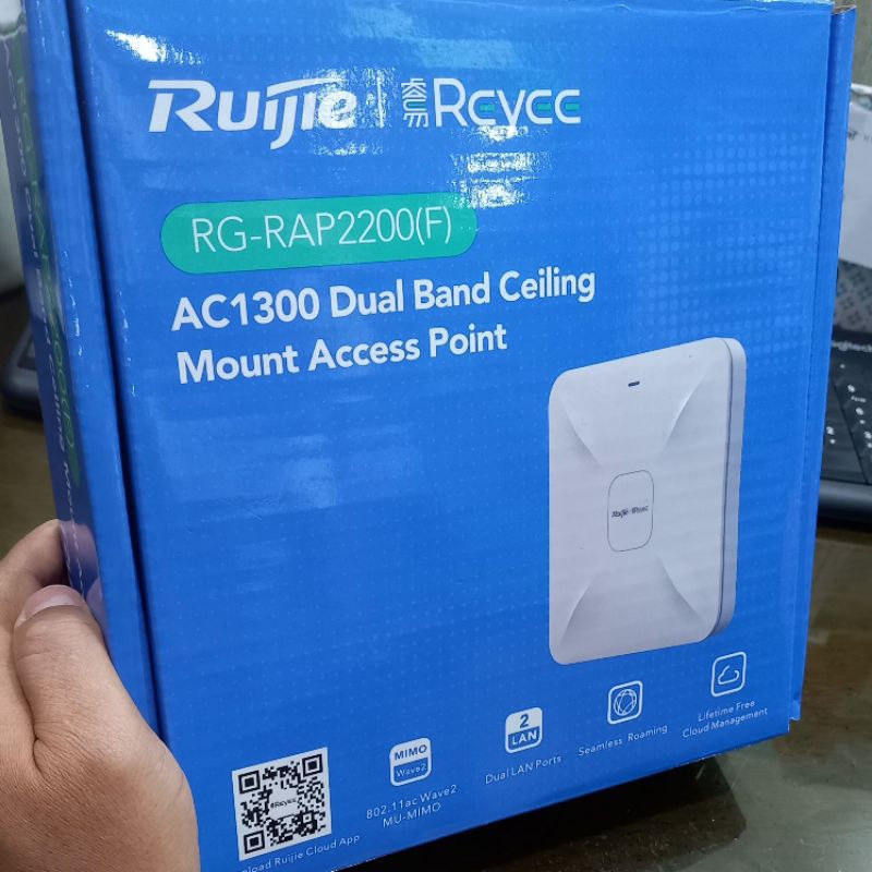 Jual Ruijie Reyee RG-RAP2200F AC1300 DUAL BAND Access point | Shopee ...