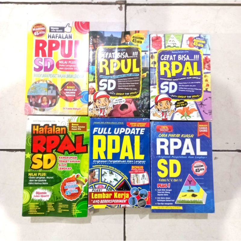 Jual BUKU LATIHAN SOAL SD // BUKU PENGETAHUAN SD // RPAL // RPUL ...