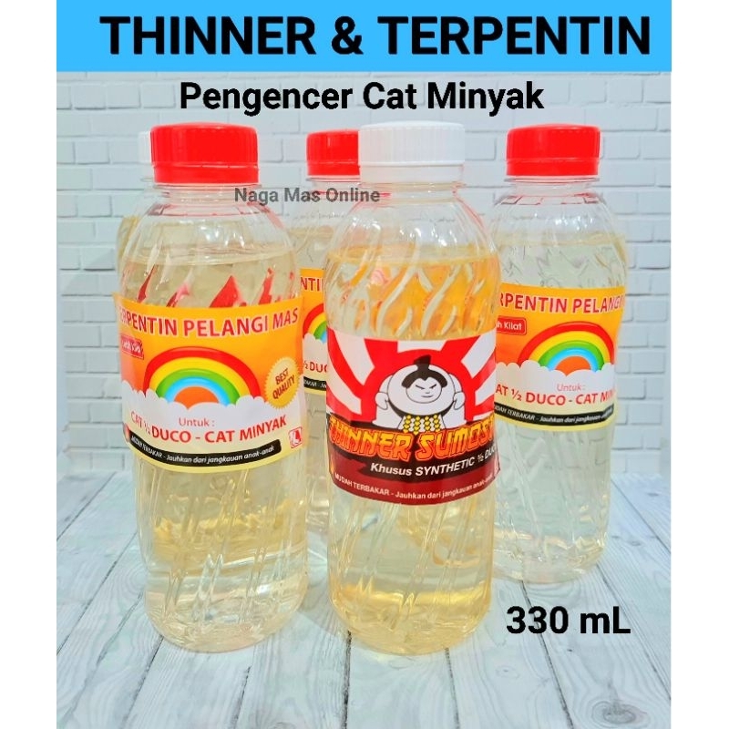 Jual THINNER SUMO 330 ML / PENGENCER KHUSUS CAT MINYAK KAYU BESI ...