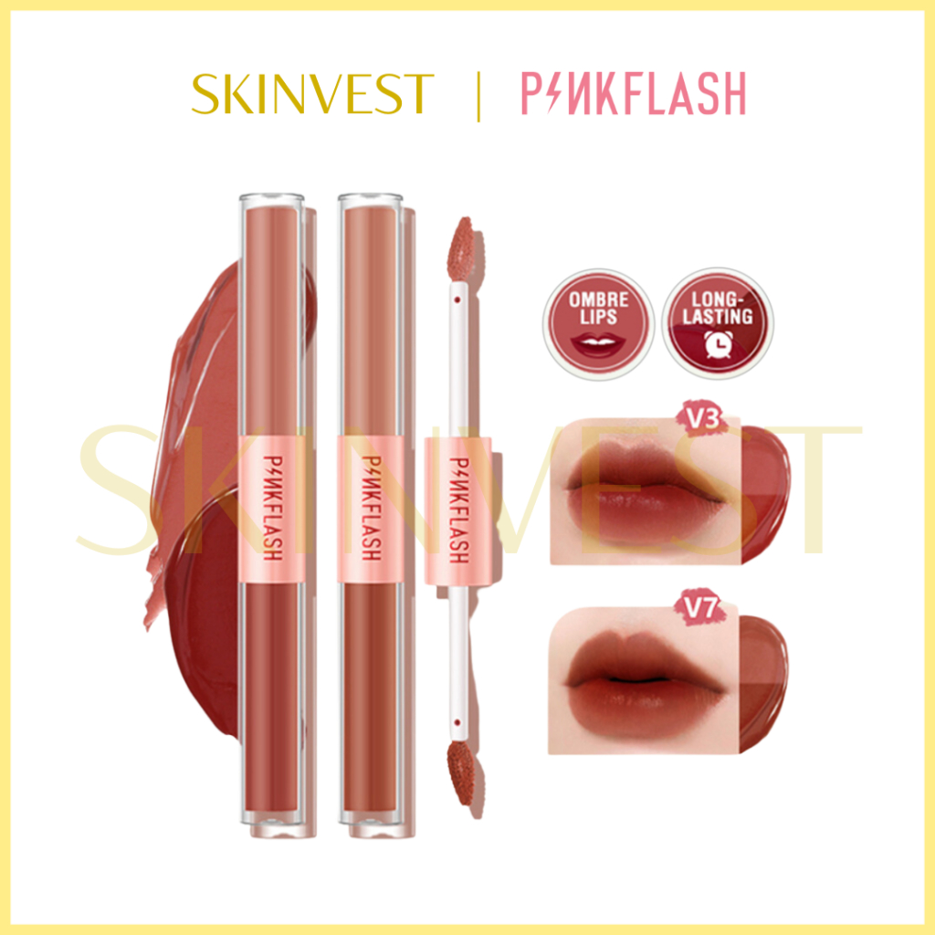 Jual PINKFLASH Duo Lipgloss - PF-L13 Lip Gloss DoubleSense Double Sense ...