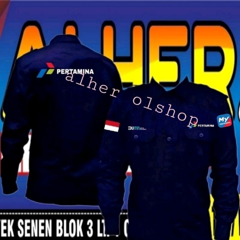 Jual kemeja Pertamina baju Pertamina seragam Pertamina Pdh Pertamina ...