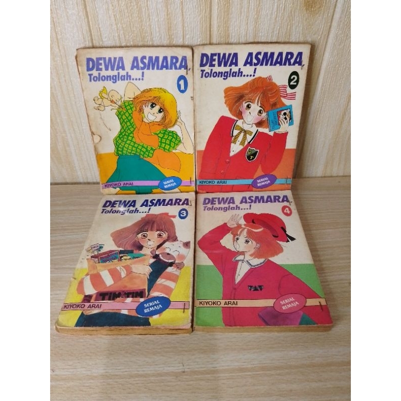 Jual Komik Dewa Asmara, Tolonglah...! Set (1-4) Second | Shopee Indonesia
